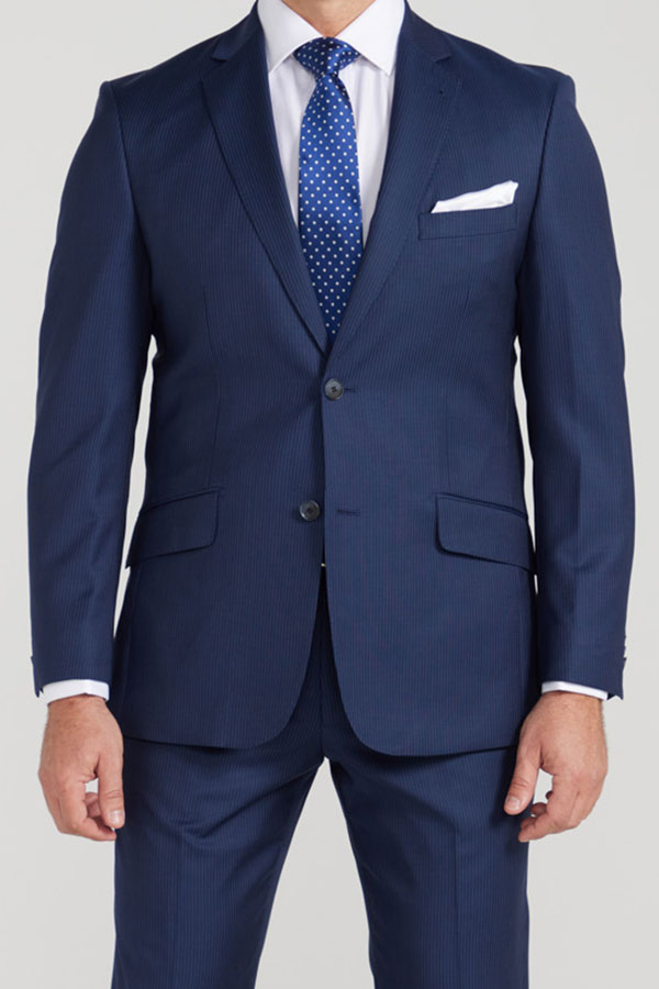 Teal Birdseye Fine Merino Wool Suit | Roman Daniels Suit Club